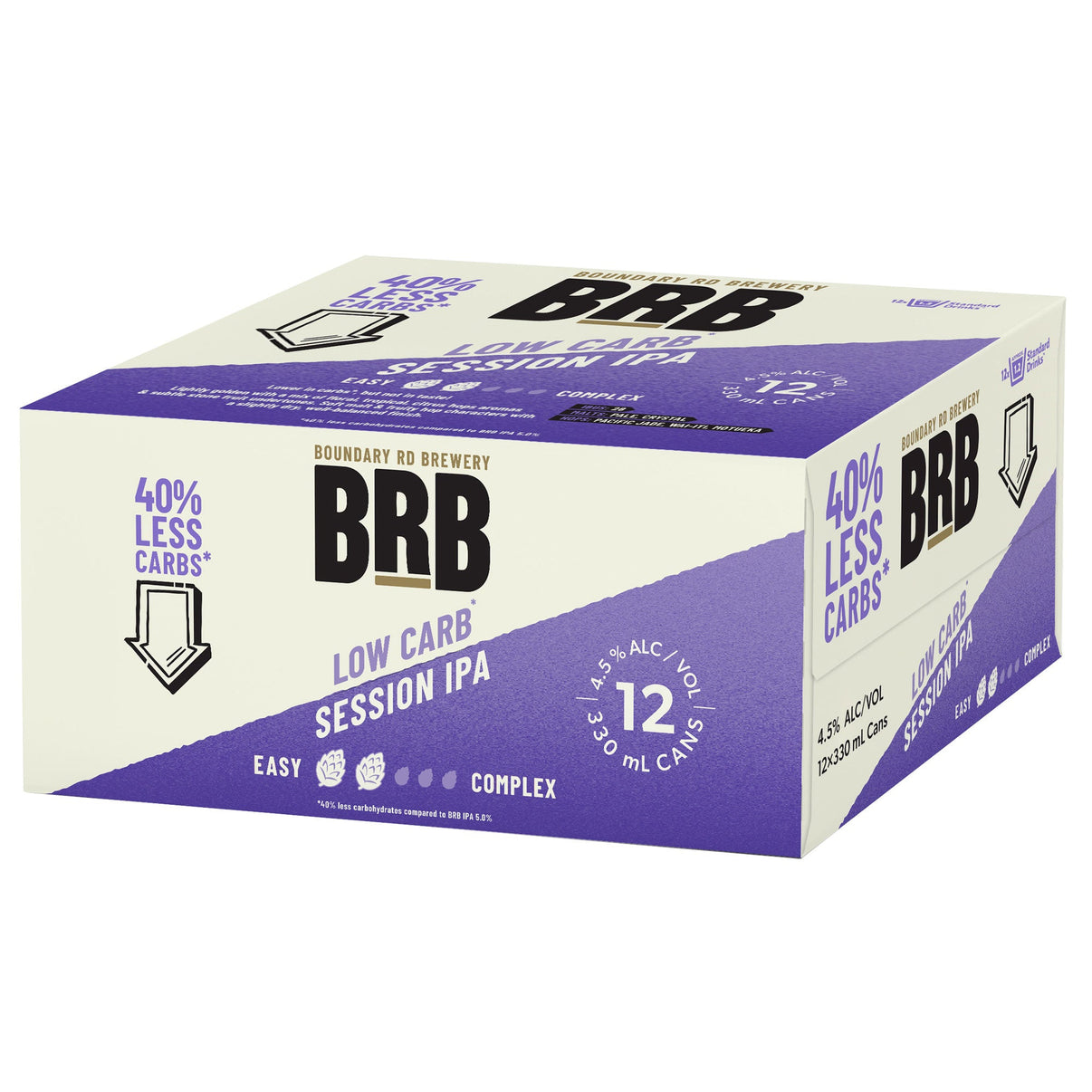 Boundary Road Brewery Low Carb IPA Cans 12x330ml – Black Bull Liquor ...